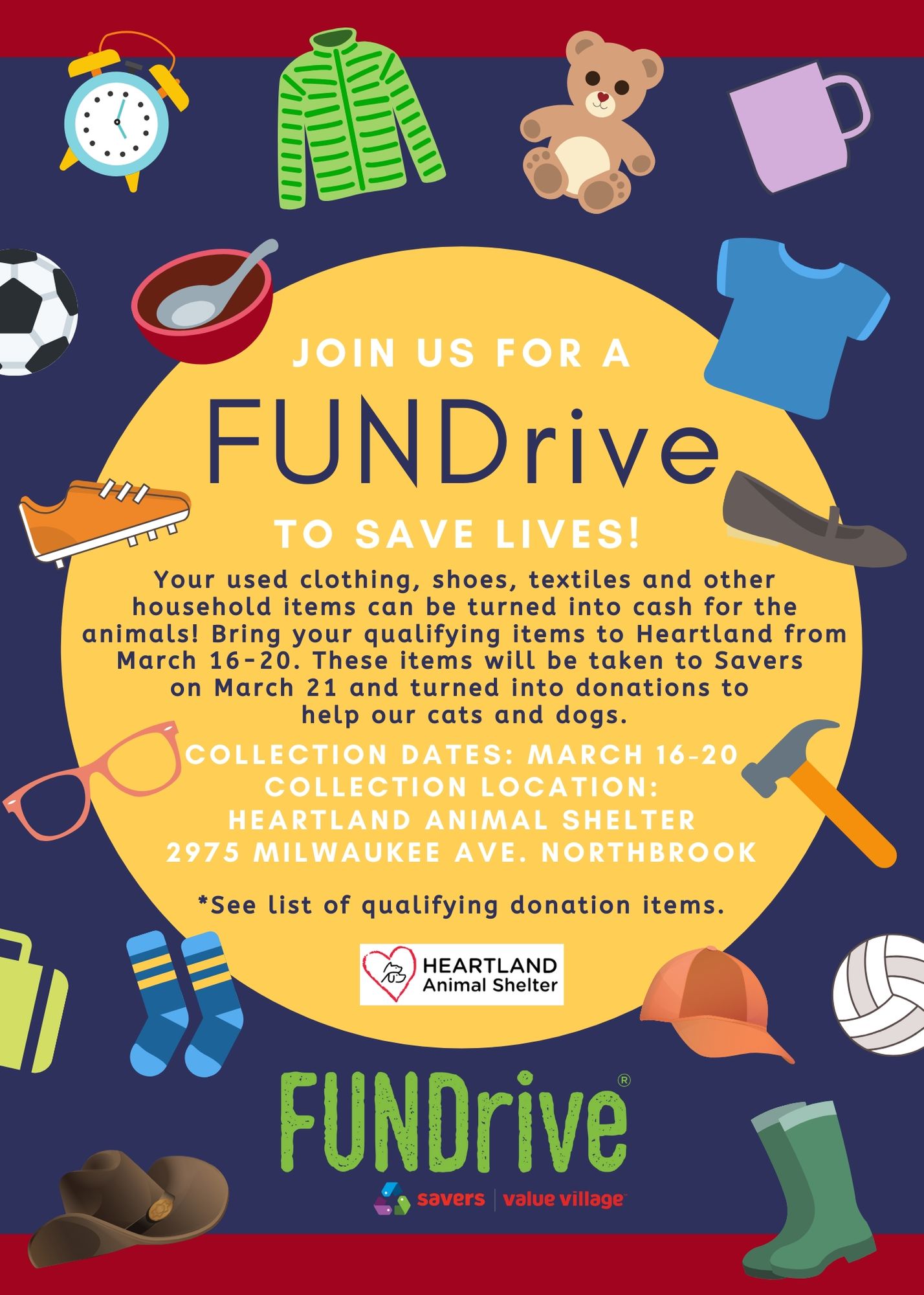 FUNDrive to Save Lives - Heartland Animal Shelter