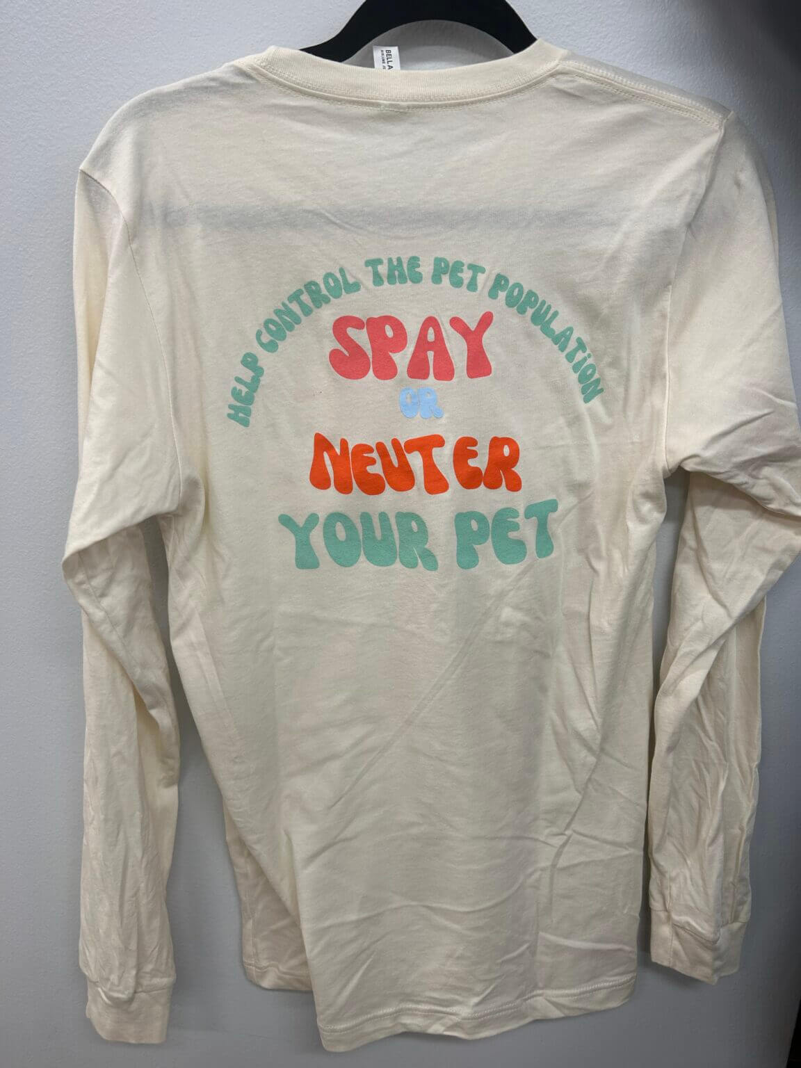 2 left - Long Sleeve Spay/Neuter Shirt - Heartland Animal Shelter